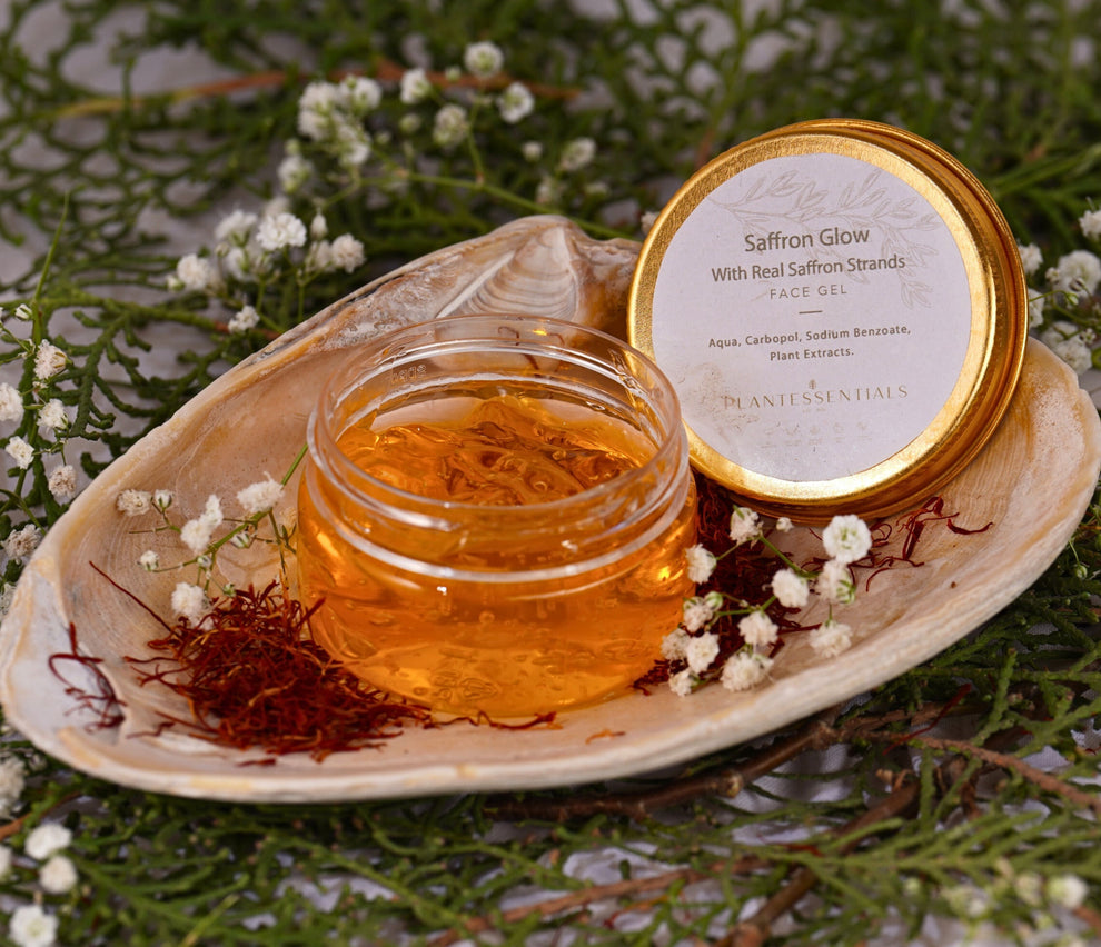 Saffron Glow Face Gel – Plantessentials